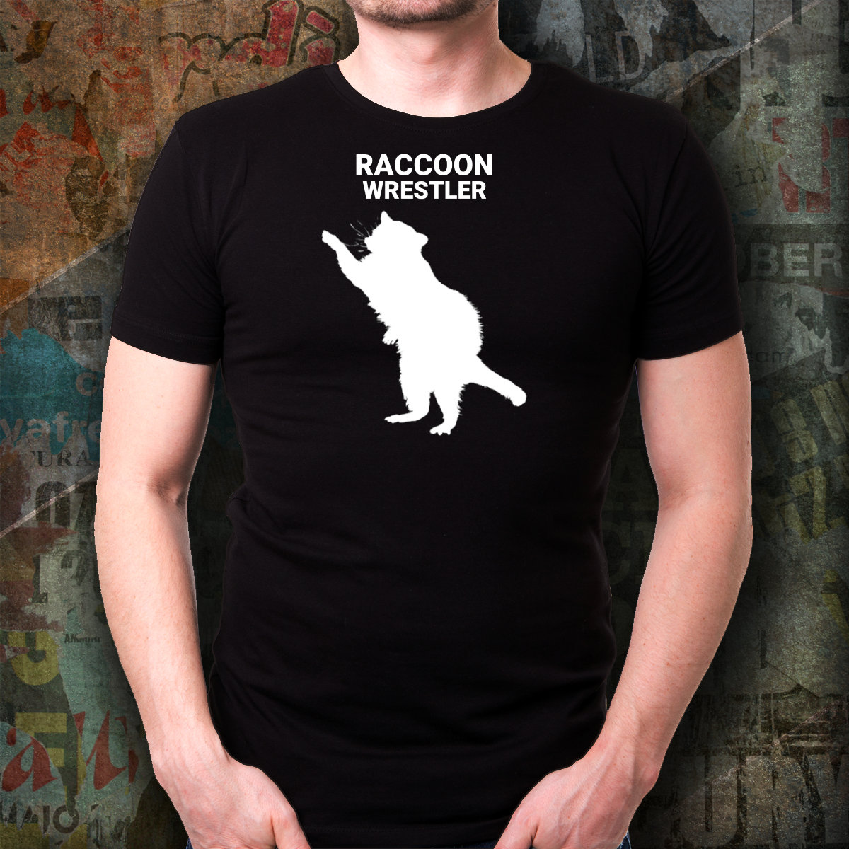 RACCOON WRESTLER, Raccoon Lovers T-shirt, Raccoon Lovers Gift, Raccoon ...