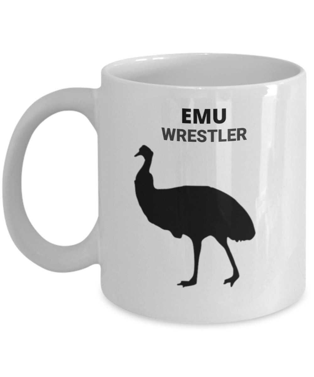 EMU WRESTLER Emu Lovers Mug Emu Lovers Gift Gift for Emu - Etsy
