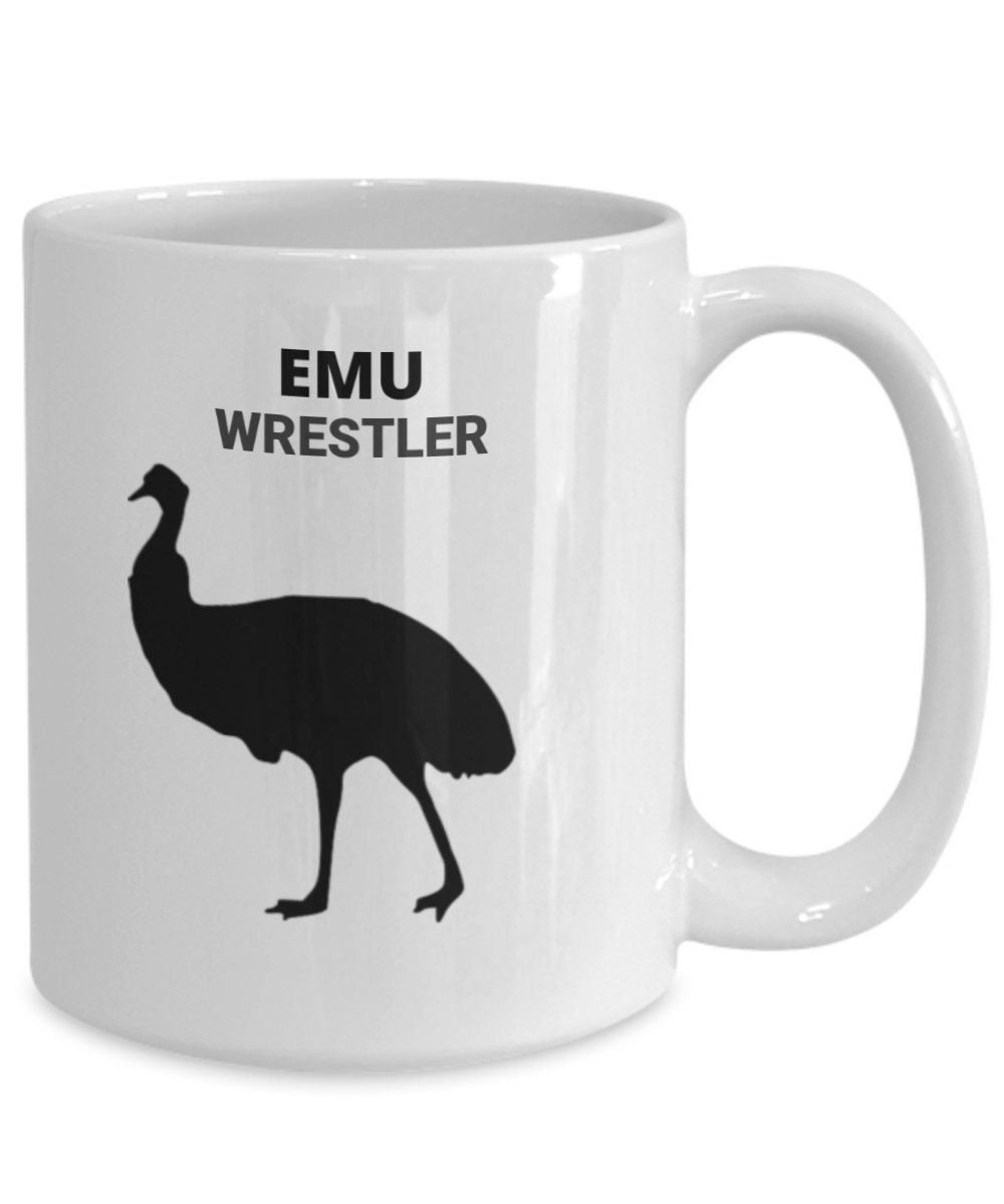 EMU WRESTLER Emu Lovers Mug Emu Lovers Gift Gift for Emu - Etsy