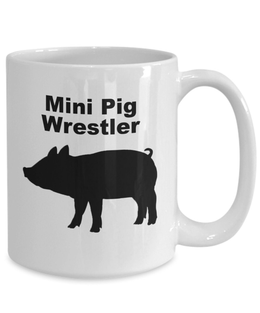 MINI PIG Wrestler,mini Pig Lovers Mug, Mini Pig Lovers Gift, Mini Pig ...