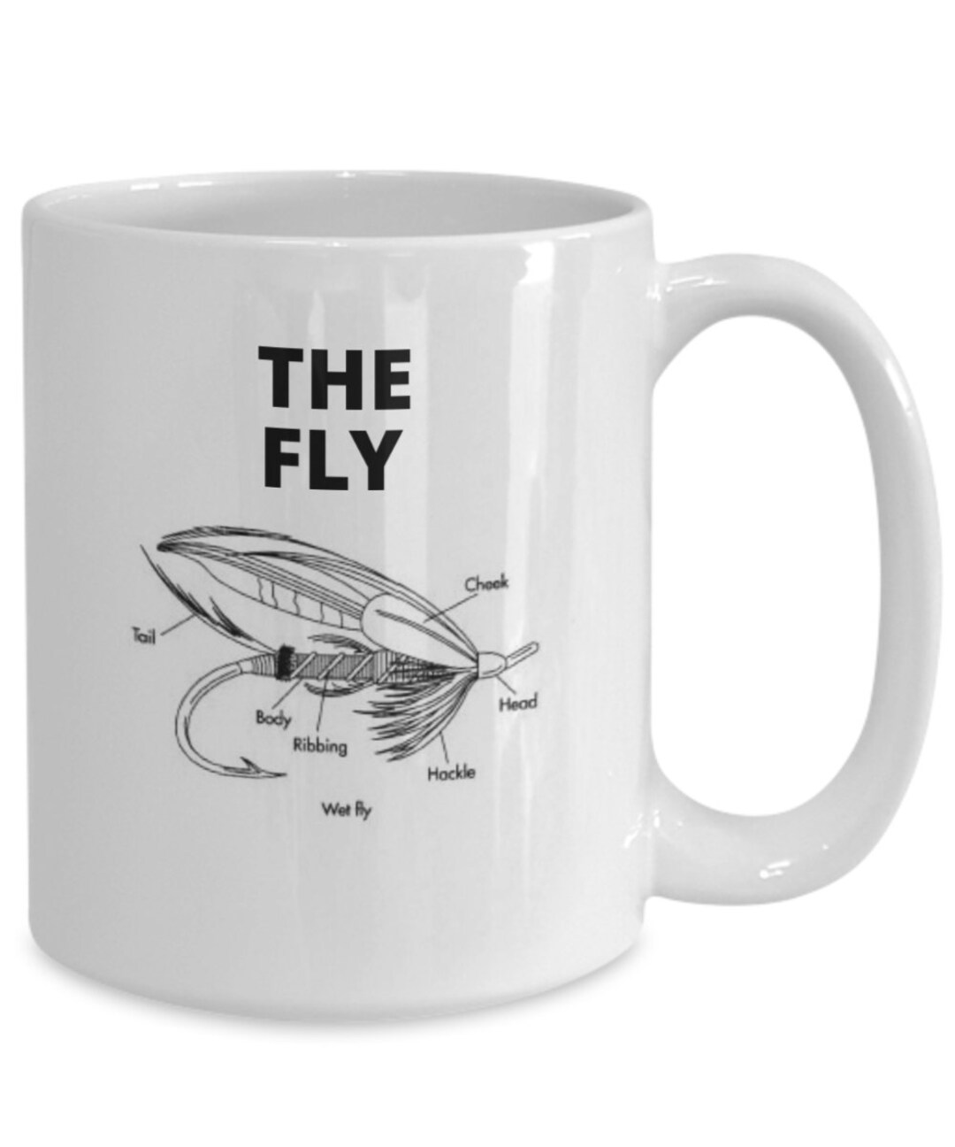 THE FLY, Fly Fishing Lovers Mug, Fly Fishing Lovers Gift, Gift for Fly ...