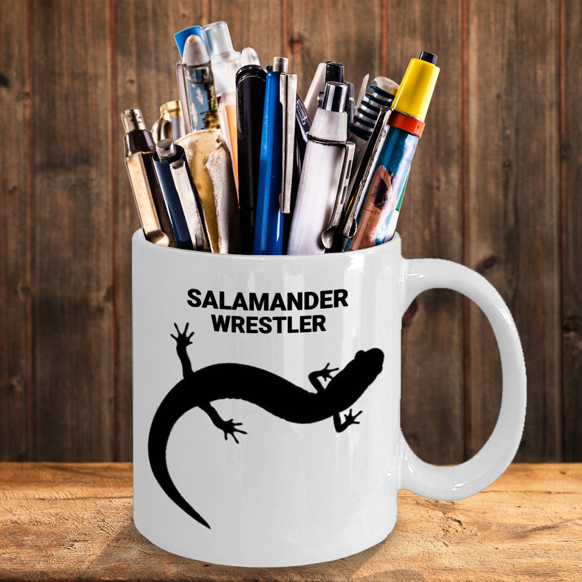 SALAMANDER WRESTLER, Salamander Lovers Mug, Salamander Mom Gift, Gift ...