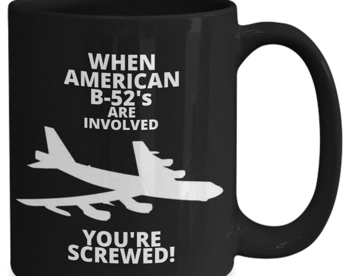 B-52D Decal front Bombs B52D Stratofortress BUFF Decal, B-52 Sticker ...