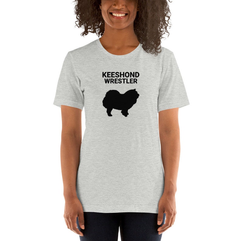 KEESHOND WRESTLER, Keeshond Lovers T-shirt, Keeshond Dog Lovers Gift ...