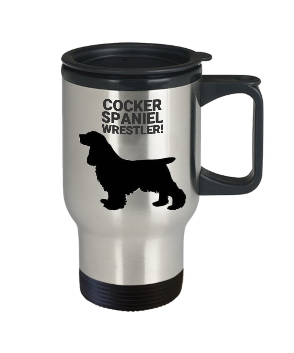 COCKER SPANIEL WRESTLER, Cocker Spaniel Lovers Mug, Dog Lovers Gift ...