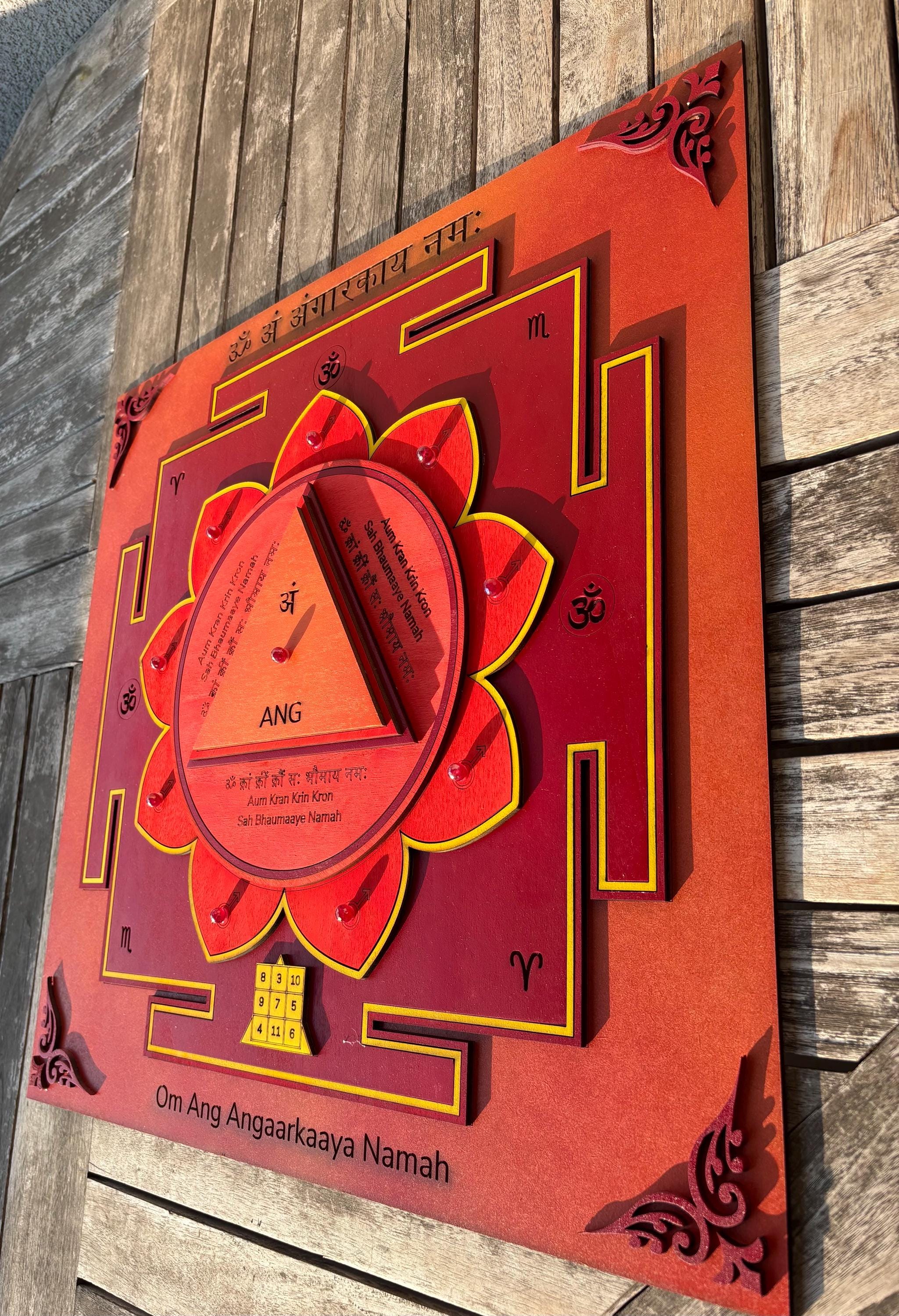 Mangal Mars Yantra - Vastu Yantra, , Fully Blessed and Activated - Etsy