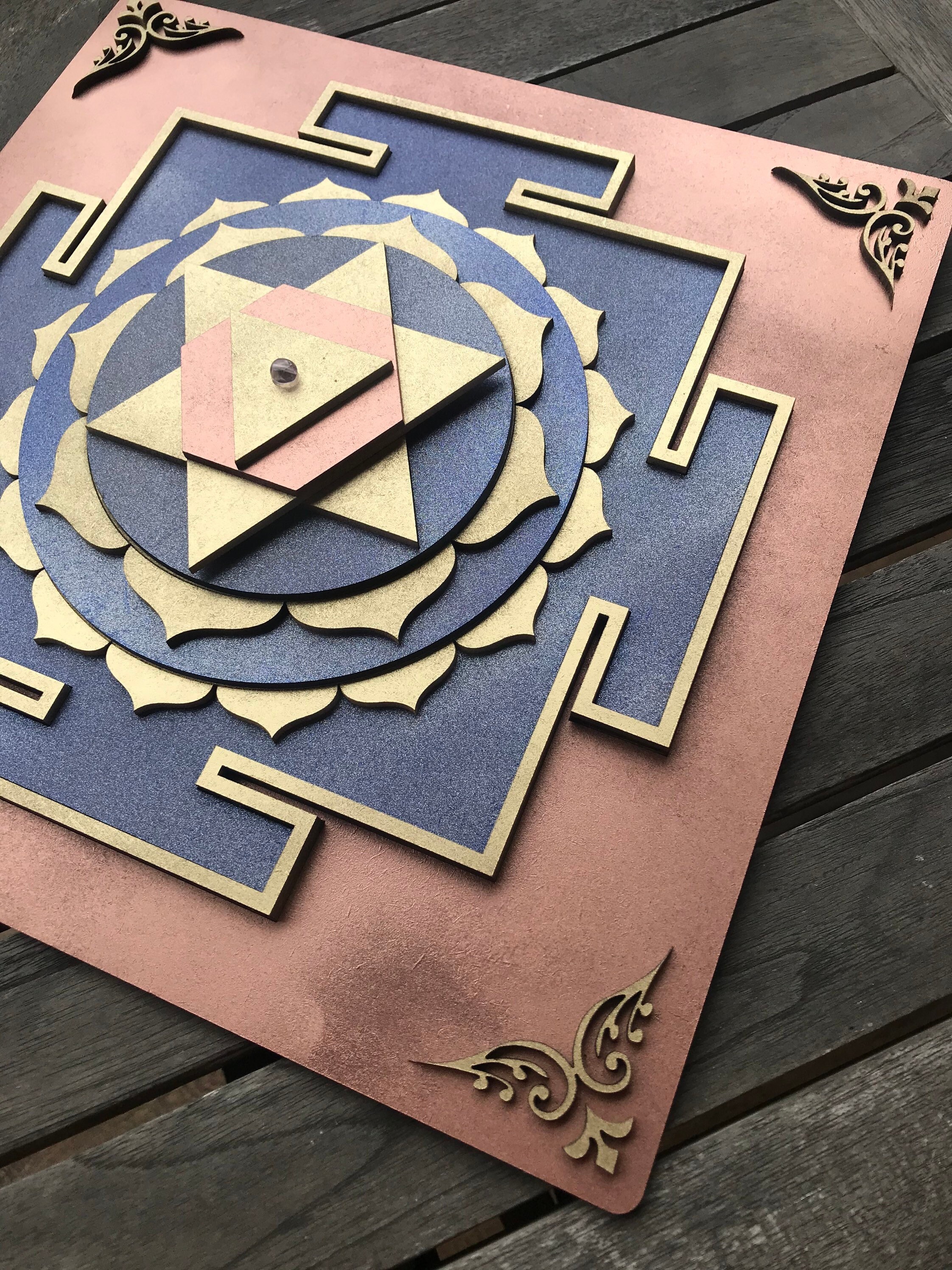 Matangi Yantra 3D Metallic Edition Blessed - Etsy