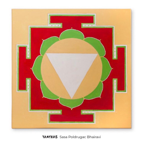Tara Yantra Handmade Original Picture 50cm - Etsy