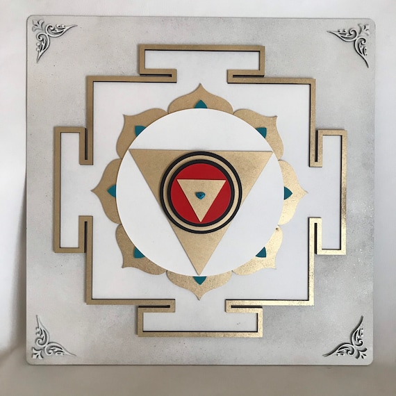 Chinnamasta Yantra Wooden Sculpture 3D Transformation Blessed - Etsy