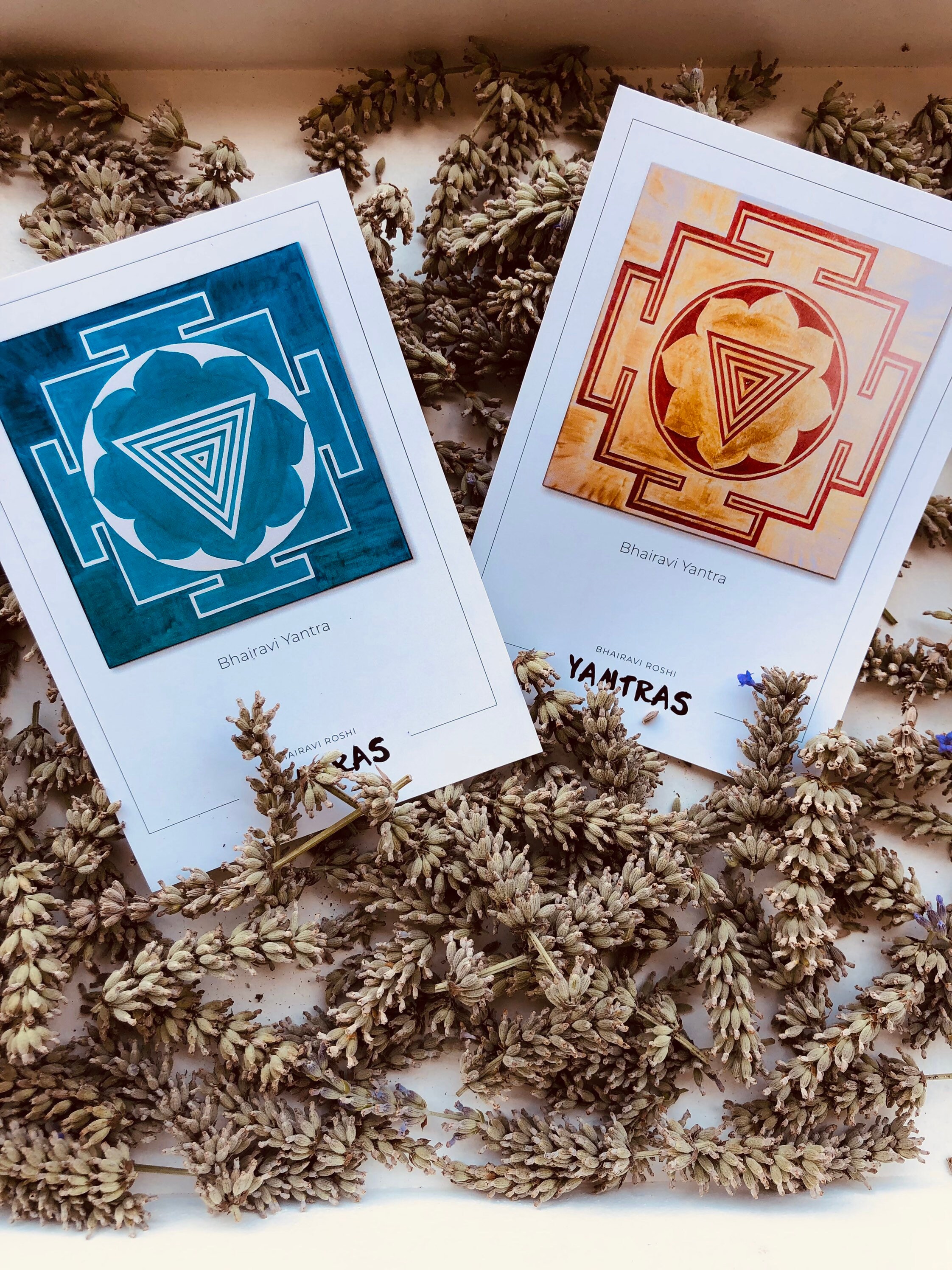 Art for Healing Yantras Cards A6 Size Printed Set of 10 Cards - Etsy