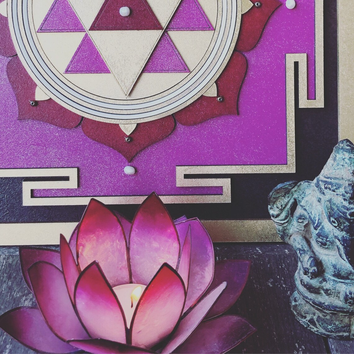 Durga Yantra 30cm Navaratri Fully Blessed - Etsy