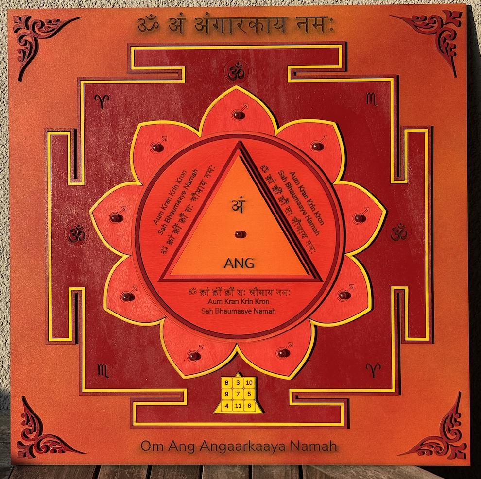 Mangal Mars Yantra - Vastu Yantra, , Fully Blessed and Activated - Etsy