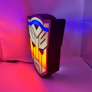 Autobot-inspired Tri-color Logo Lightbox Perfect for Fans - Etsy