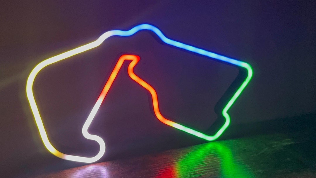 Silverstone Light Track - Full RGB - 3D Printed - Etsy
