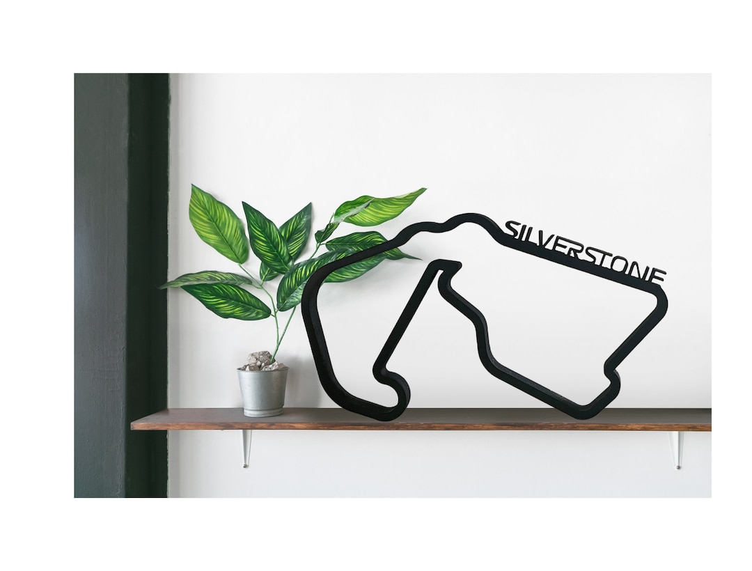 F1 Silverstone & Other Circuits Free Standing Wall Art Add Speed and ...