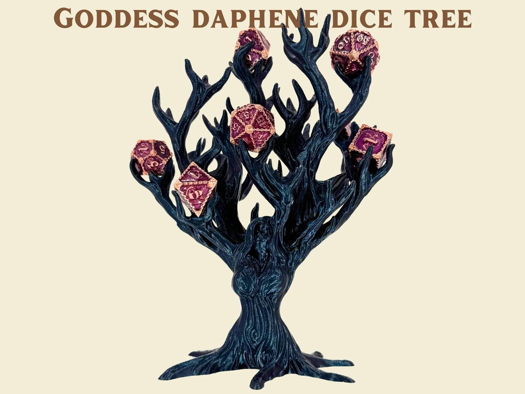 Goddess Daphne Dice Tree, 3D Printed Dice Tree Stand, Dice Holder - Etsy UK
