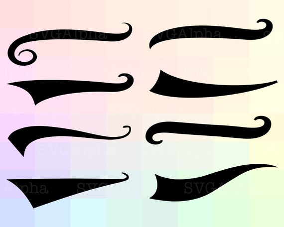 Swoosh Clipart Swoosh Cricut Swoosh Svg Swoosh Dxf Swoosh | Etsy