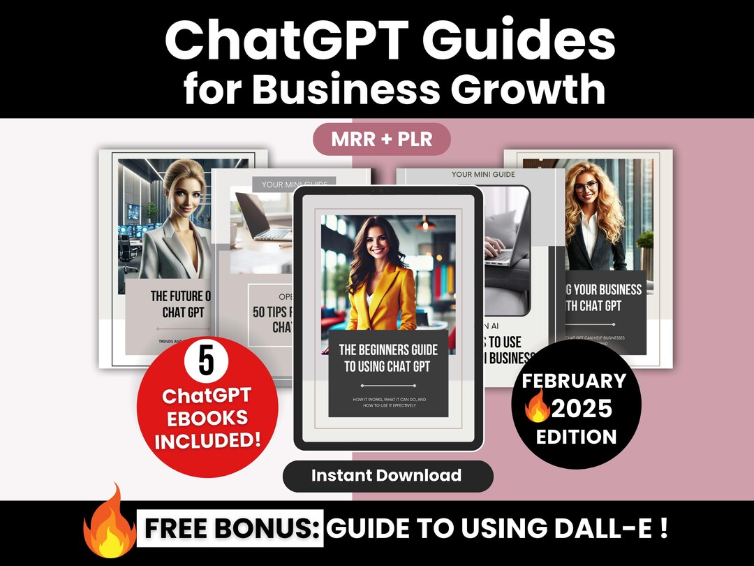 Chatgpt Guides for Business Growth With Master Resell Rights, Done for ...
