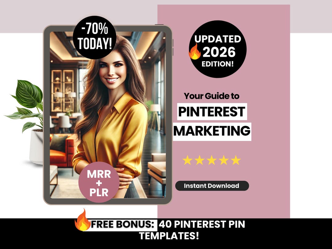 Pinterest Marketing Beginners Guide With Master Resell Rights and ...