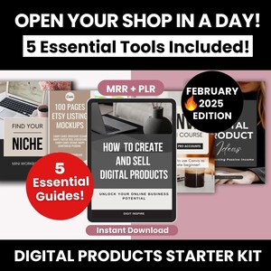 Digital Products Starter Kit With Master Resell Rights, How to Create ...