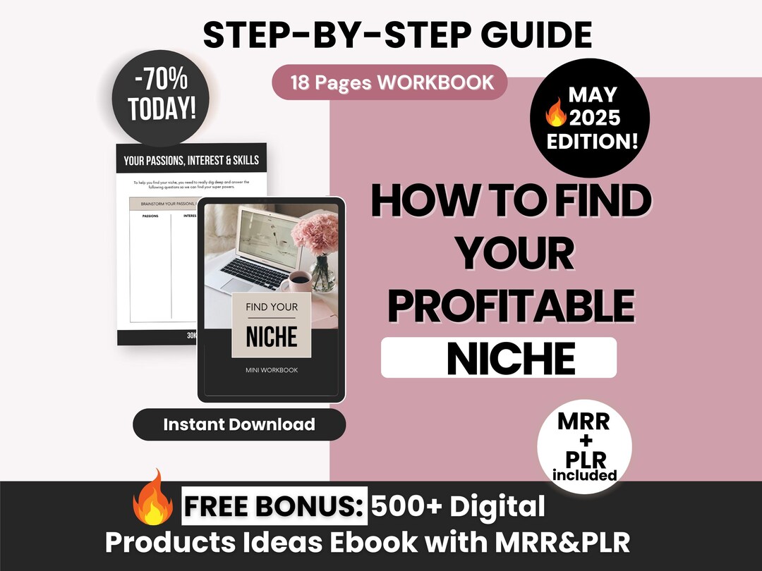 How to Find Your Niche Guide With Private Label Rights, Done-for-you ...