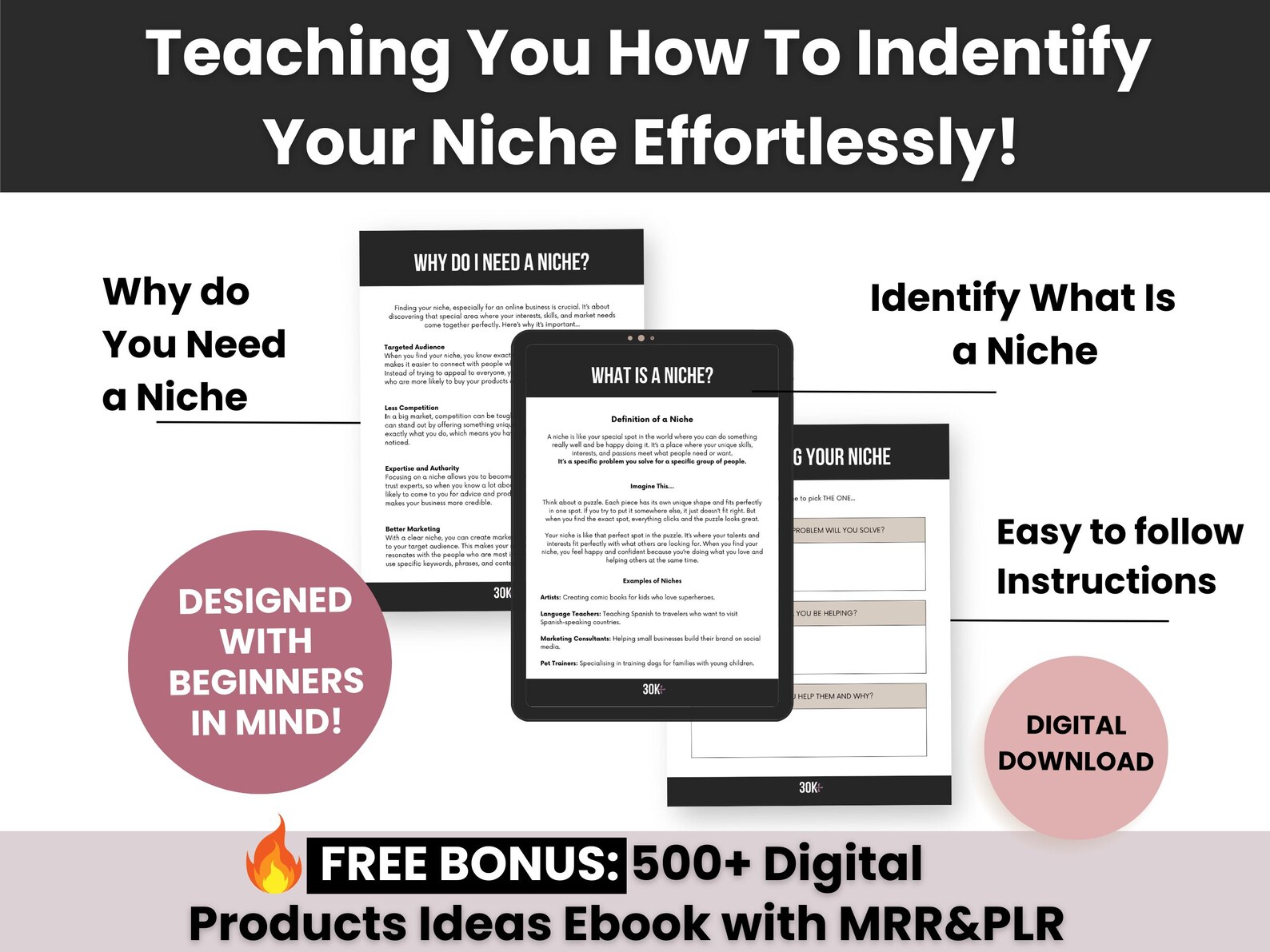 How to Find Your Niche Guide With Private Label Rights, Done-for-you ...