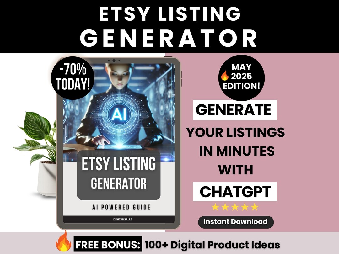 Ai-powered Etsy Listing Generator Guide, Etsy Listing Title Tags ...