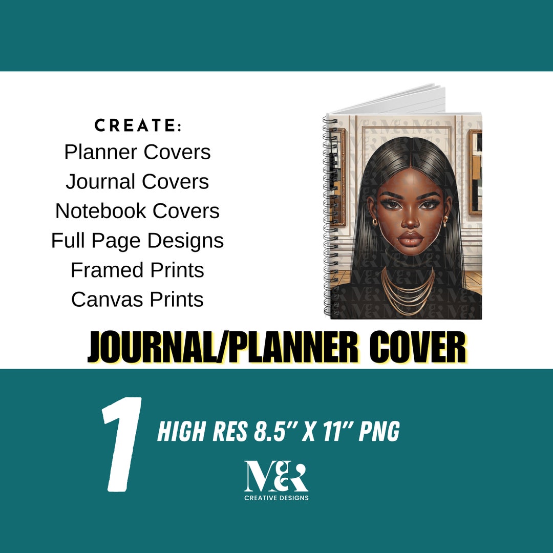 Printable Planner Cover, Journal Cover, Notebook Cover, Digital Planner ...