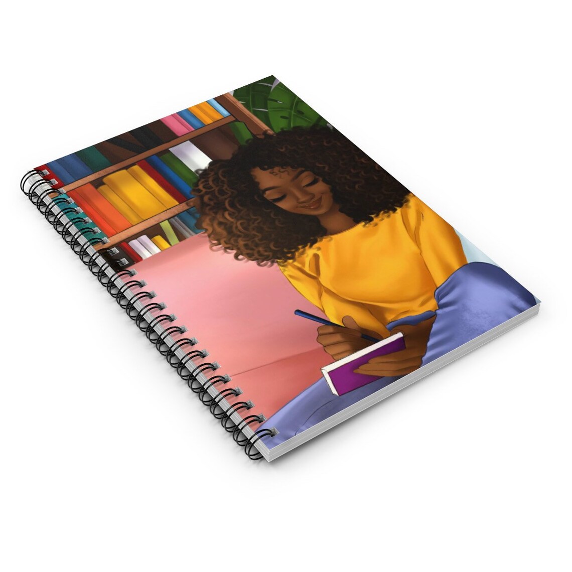 Black Woman Journal Afrocentric Notebook - Etsy Canada