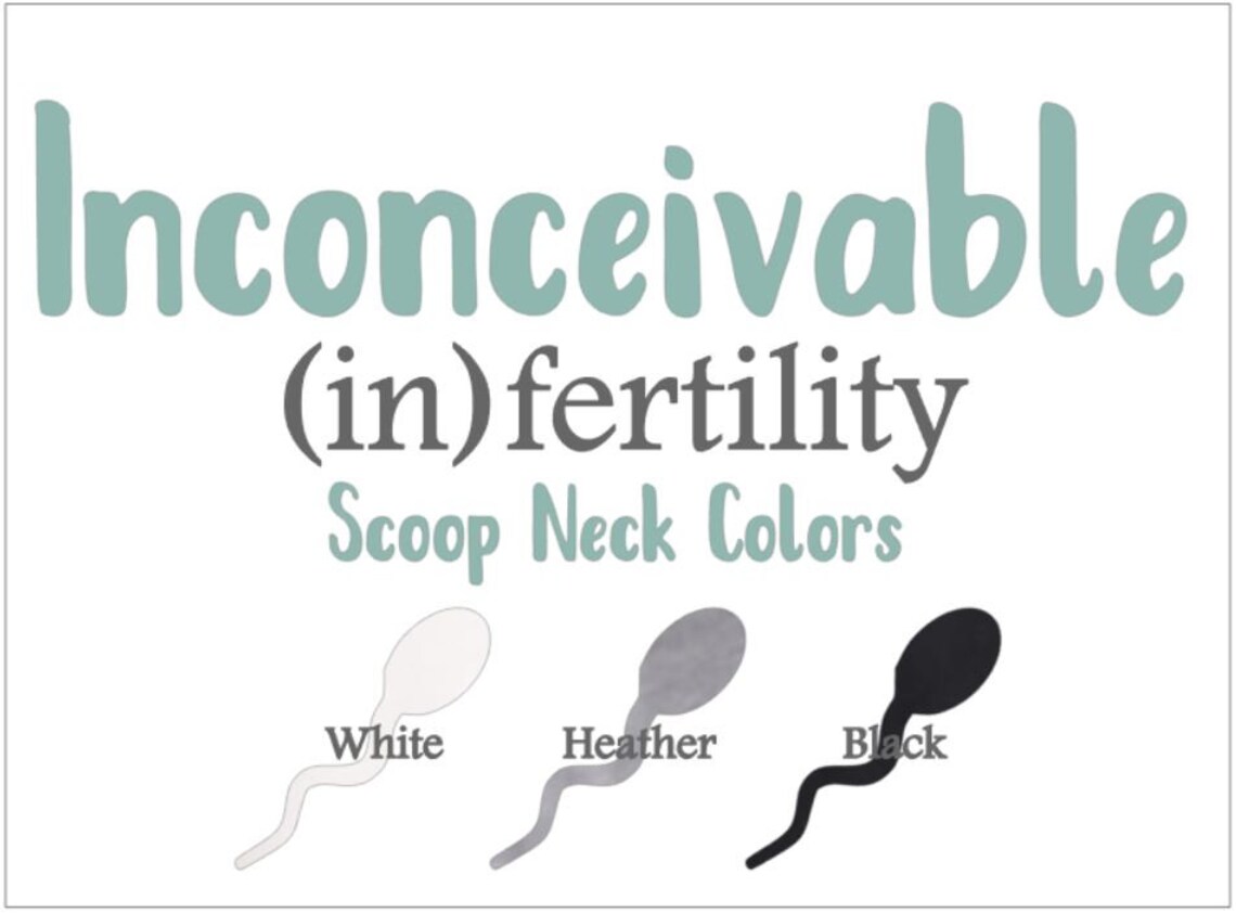 Infertility Symbol Tee 1 in 8 | Etsy