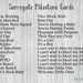 Surrogate Milestone Cards Digital Download Infertility 1 in 8 TTC ...