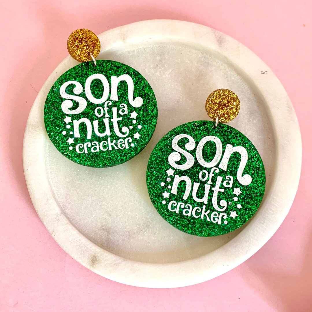 Buddy Elf Quote Earrings, Big Christmas Earrings, Novelty Christmas ...