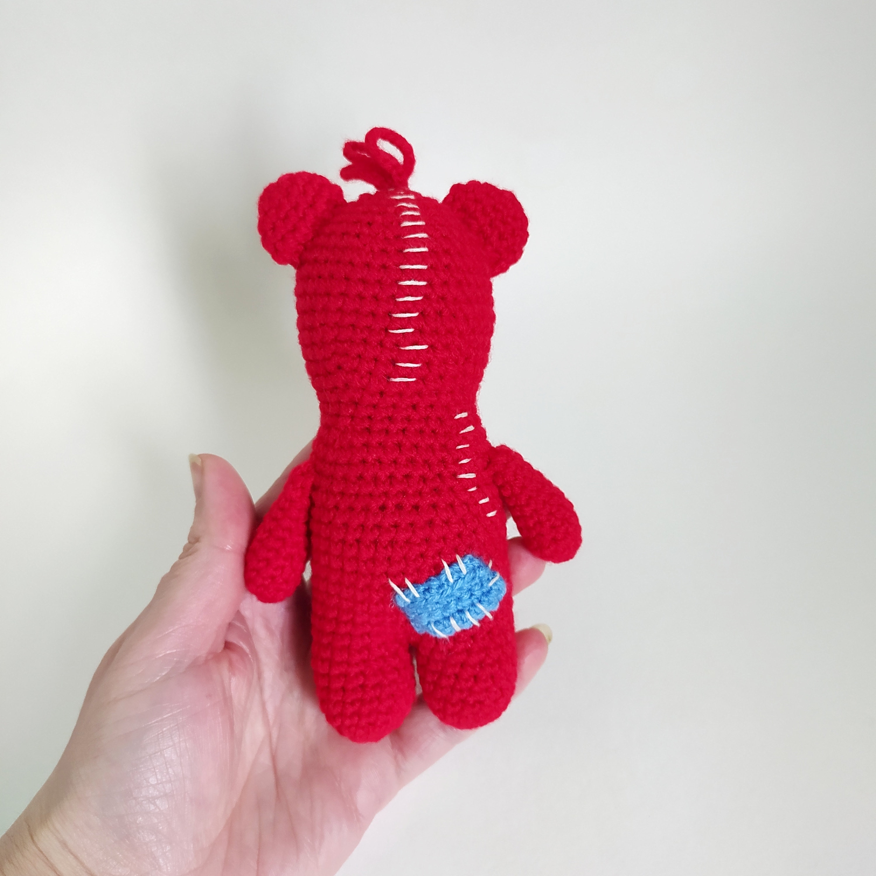 Cocomelon Bear Crochet Cocomelon Toy Newborn Toy Red Teddy - Etsy