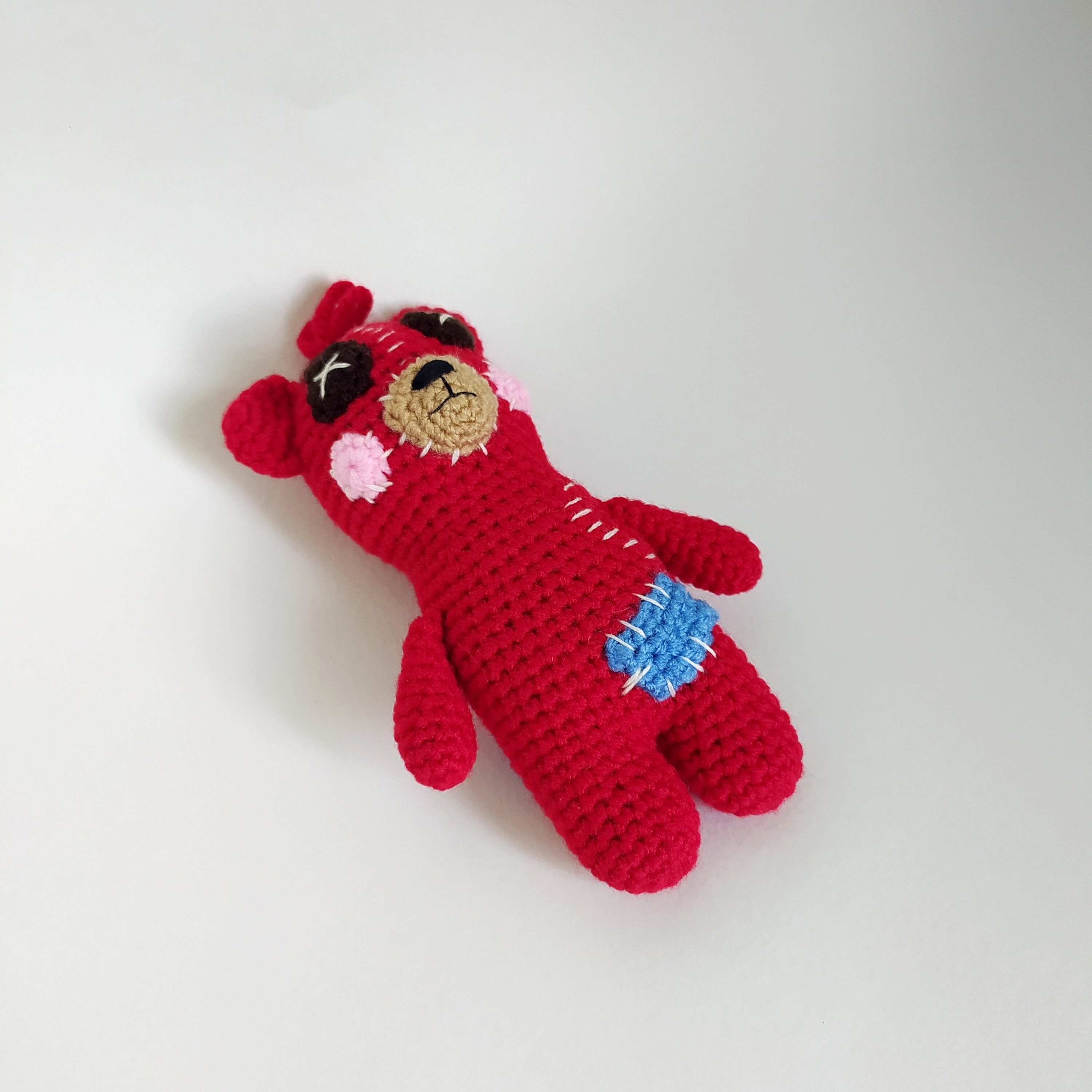 Cocomelon Bear Crochet Cocomelon Toy Newborn Toy Red Teddy - Etsy