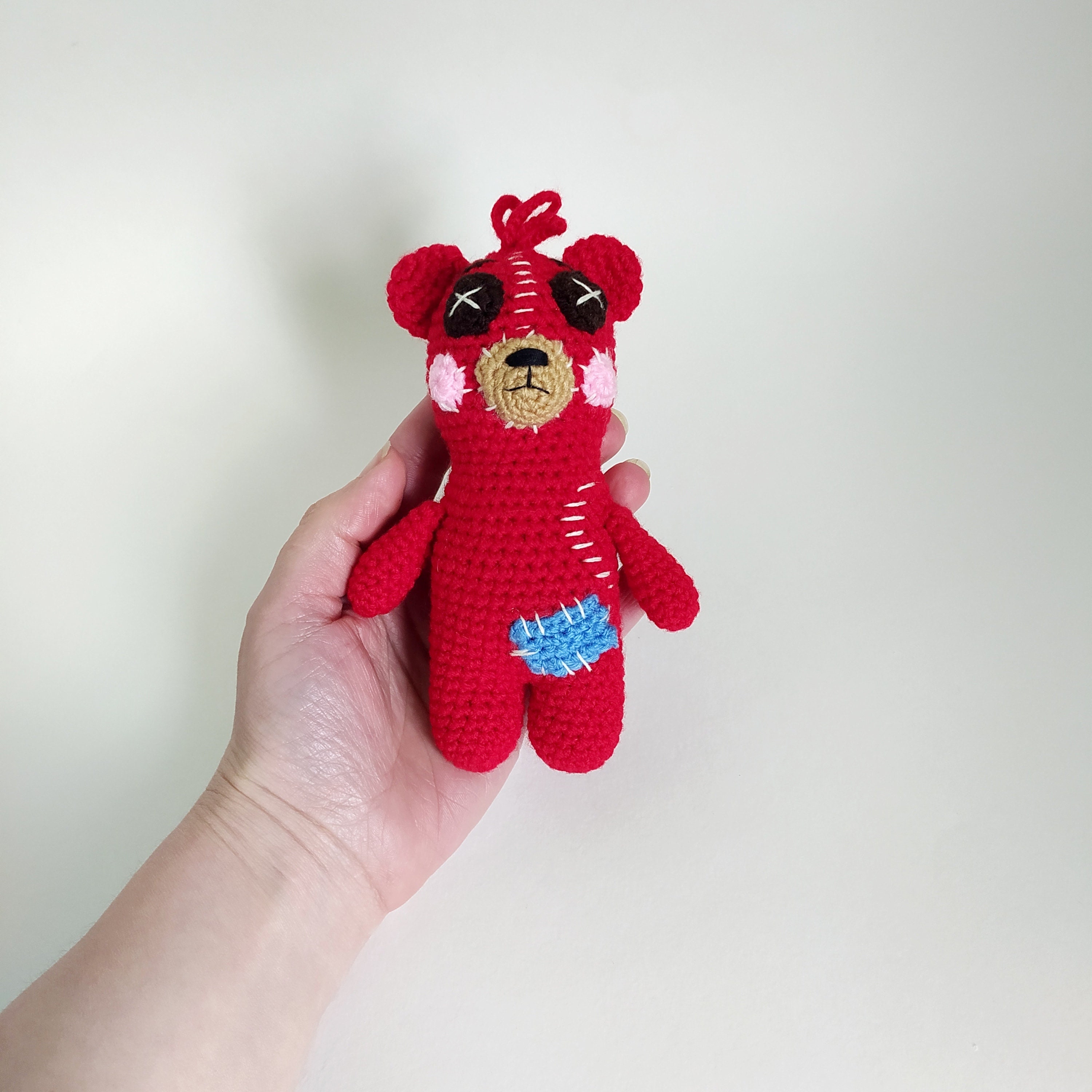 Cocomelon Bear Crochet Cocomelon Toy Newborn Toy Red Teddy - Etsy