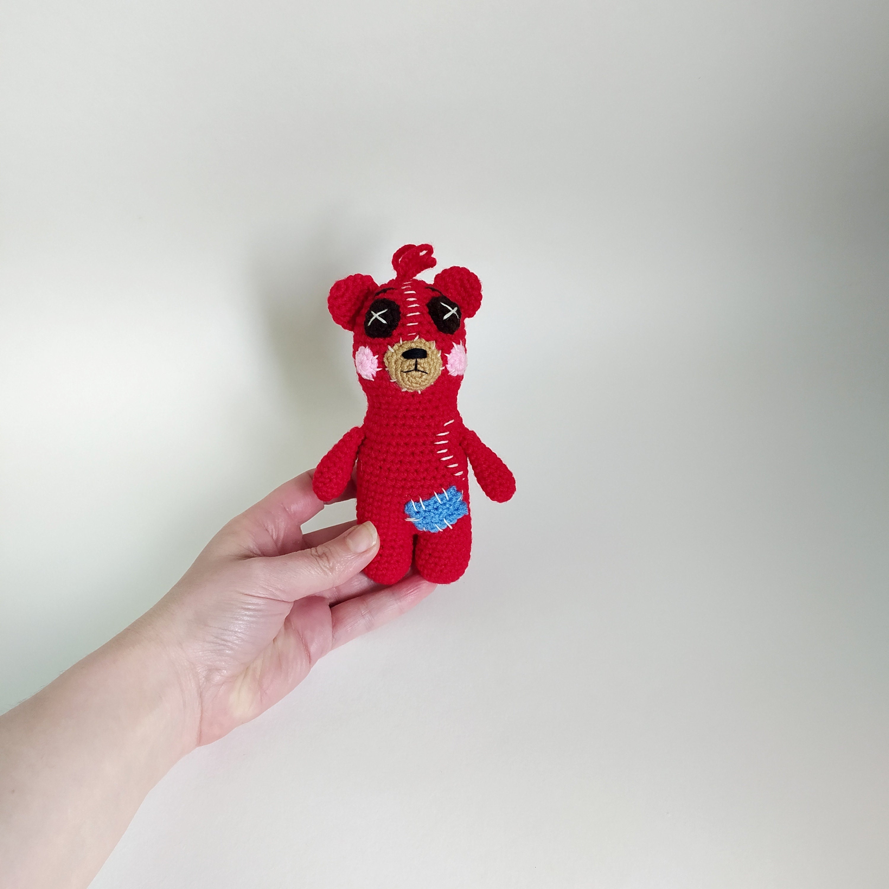 Cocomelon Bear Crochet Cocomelon Toy Newborn Toy Red Teddy - Etsy