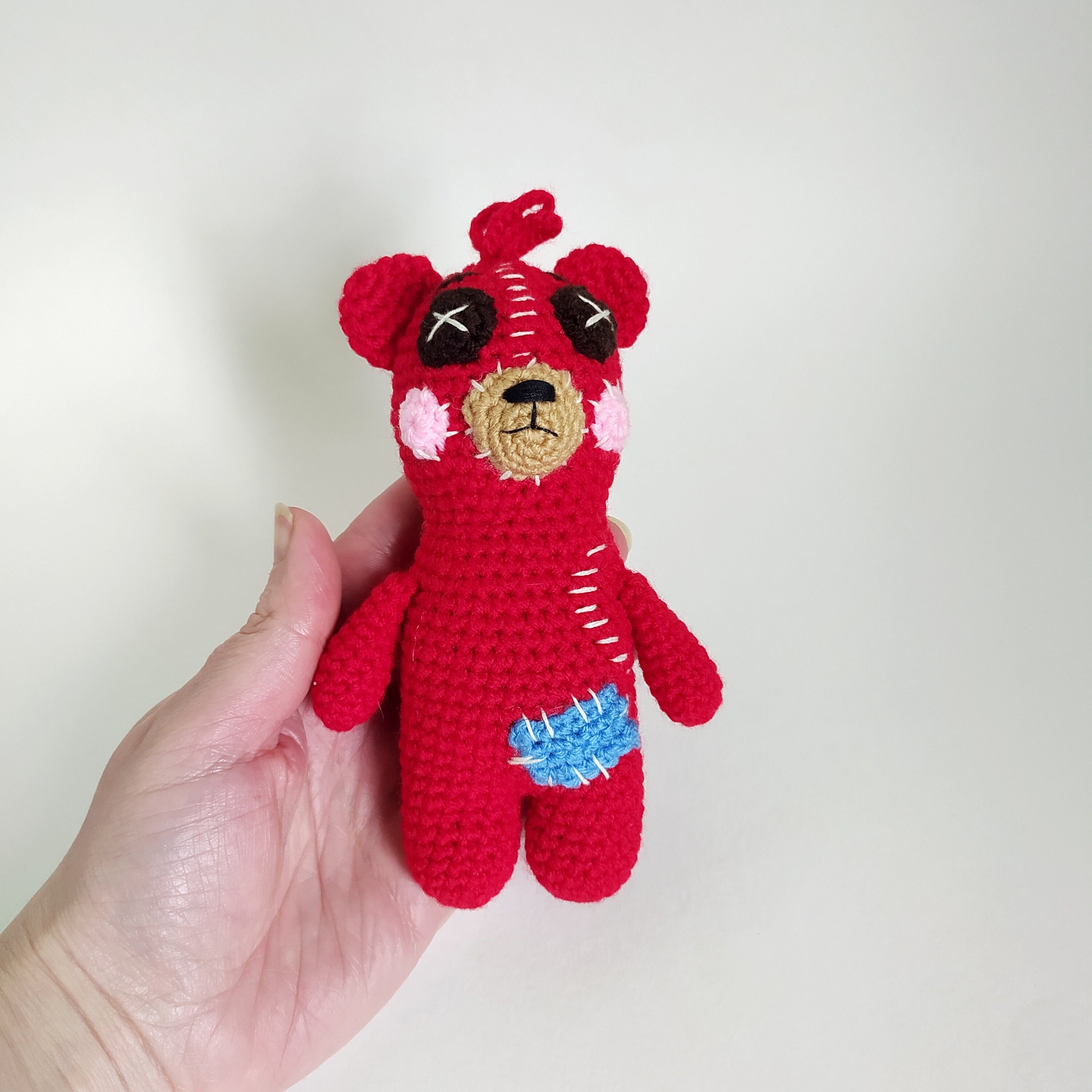 Cocomelon Bear Crochet Cocomelon Toy Newborn Toy Red Teddy - Etsy
