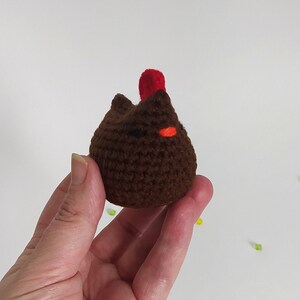 Cute Crochet Mini Chicken, Small Mabel Chicken Car Rear View Mirror ...