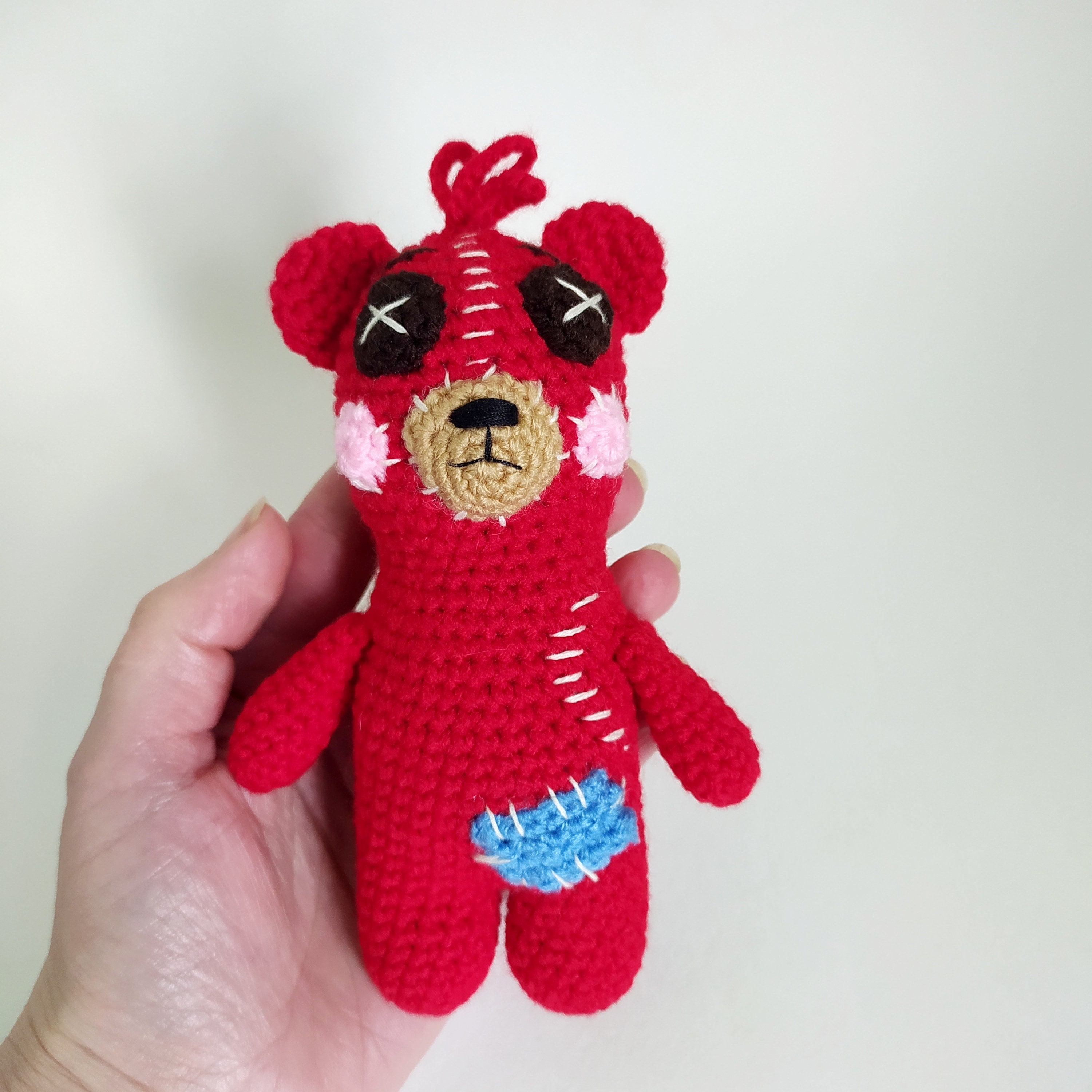 Cocomelon Bear Crochet Cocomelon Toy Newborn Toy Red Teddy - Etsy