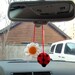 Cute Crochet Ladybug Flower Car Mirror Car Decoration for - Etsy
