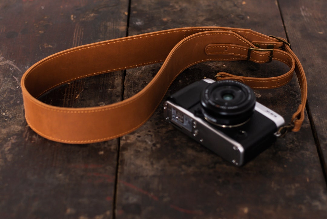 Personalized Leather Camera Strap / Custom Strap for Photographers ...