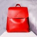 Women Leather Backpack / Red Backpack, Large Travel Backpack, Womens ...