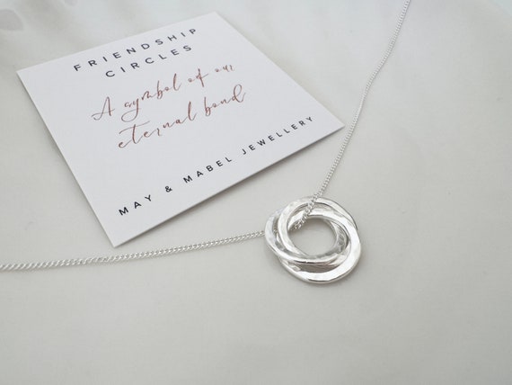 Circle friendship necklace store