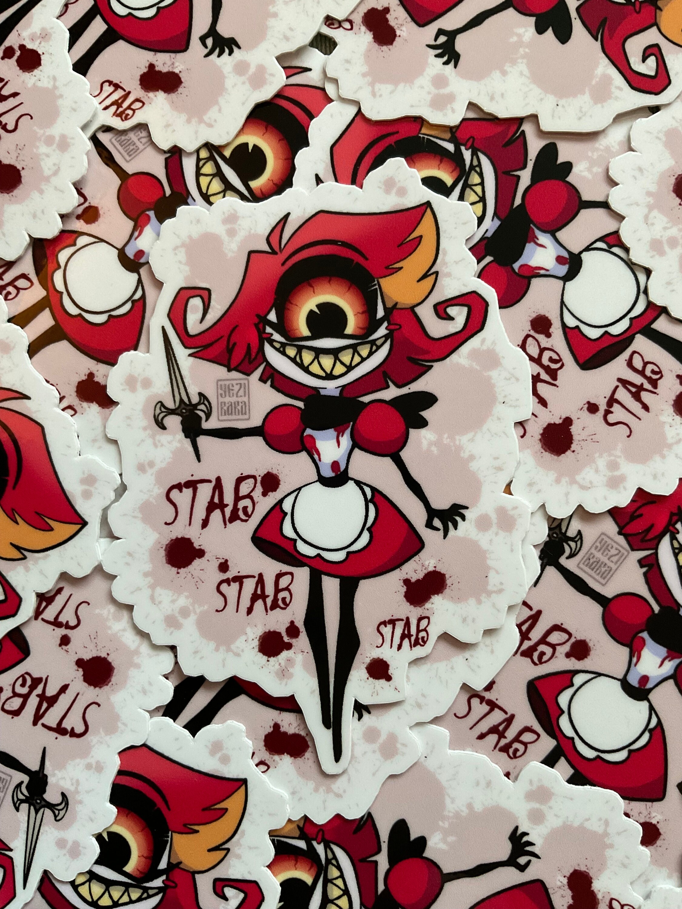 Niffty Hazbin Hotel Vinyl Sticker Waterproof - Etsy