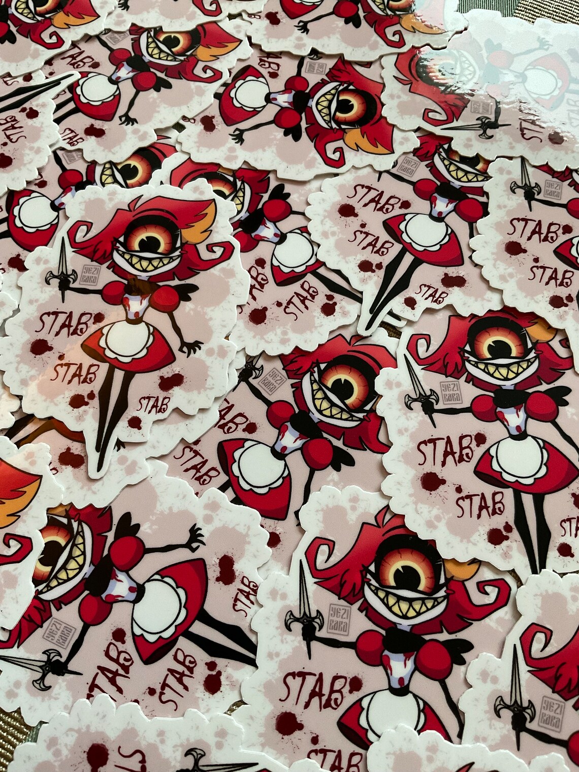 Niffty Hazbin Hotel Vinyl Sticker Waterproof - Etsy