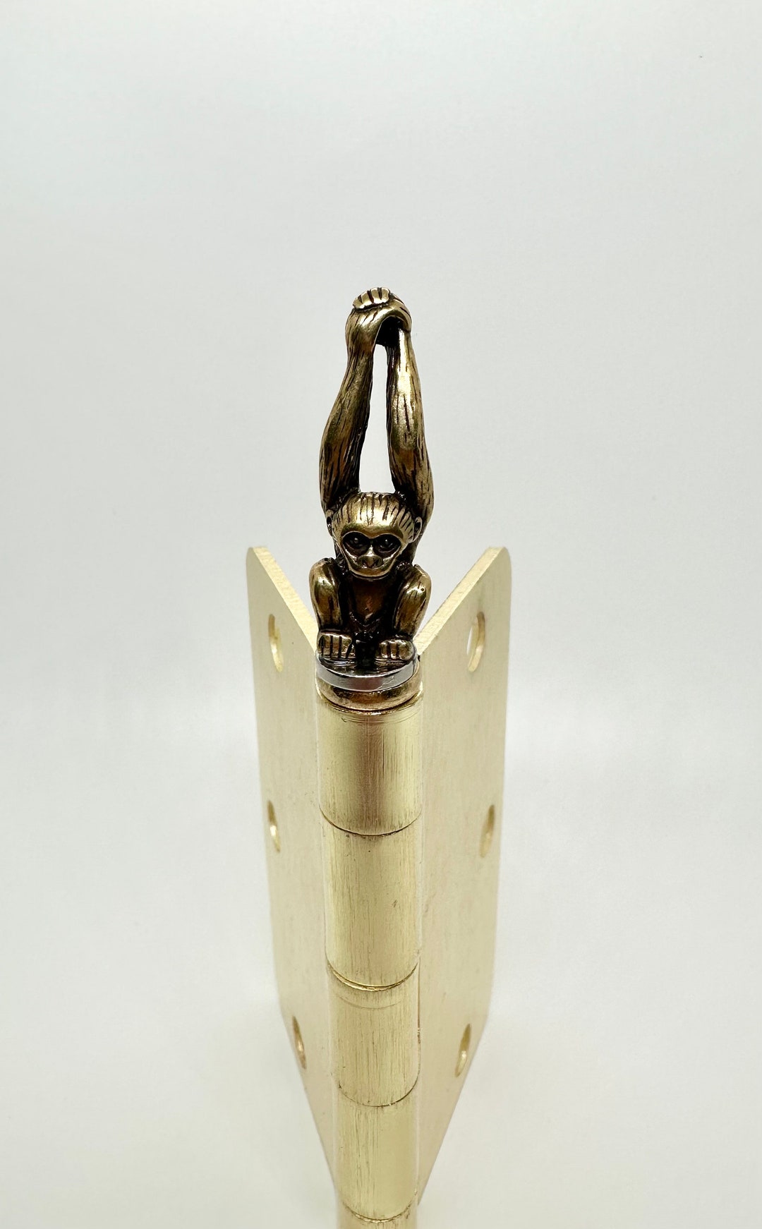 Monkey Hinge Topper Brass, Magnetic, Housewarming, Hostess, Birthday ...