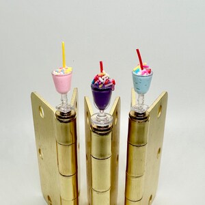 Milkshake Set Hinge Topper, Desserts, Magnetic, Birthday, Hostess Gift ...