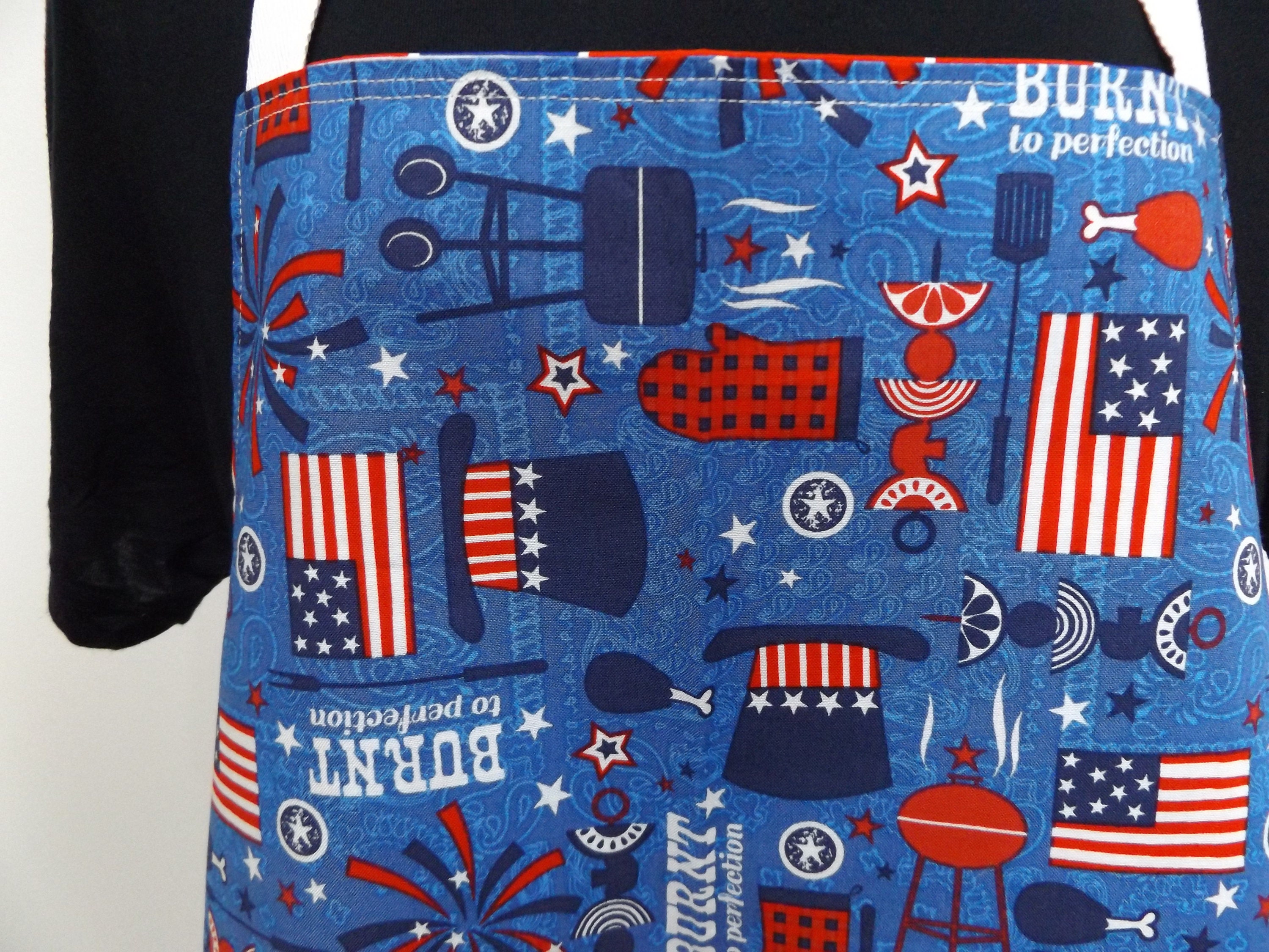 Reversible NBA Full Bib Apron LA Clippers Basketball and Patriotic ...