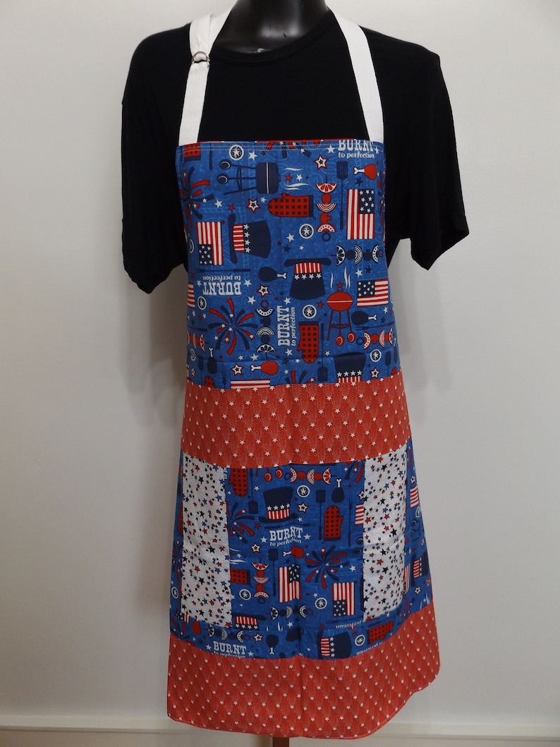 Reversible NBA Full Bib Apron LA Clippers Basketball and Patriotic ...