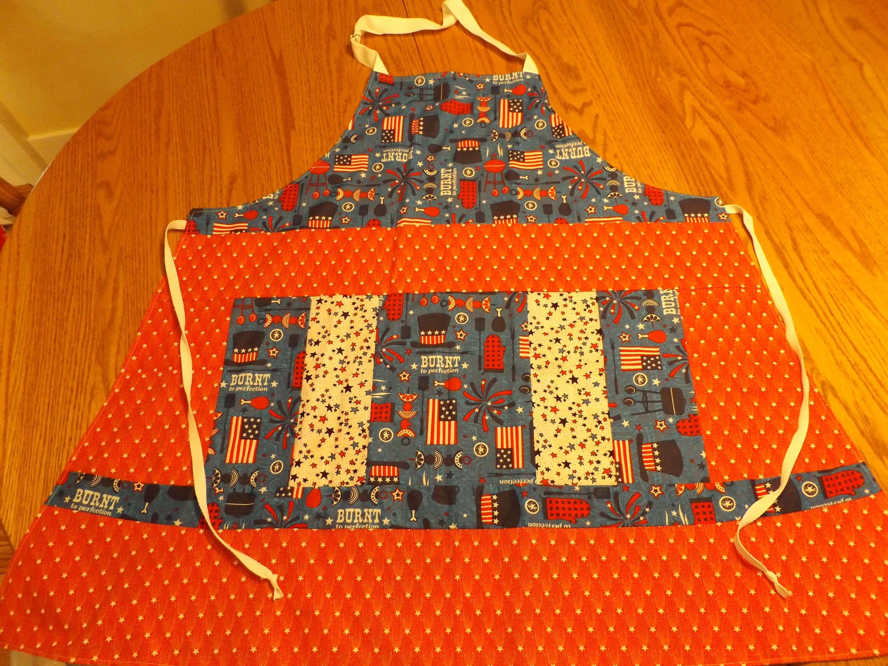 Reversible NBA Full Bib Apron LA Clippers Basketball and Patriotic ...